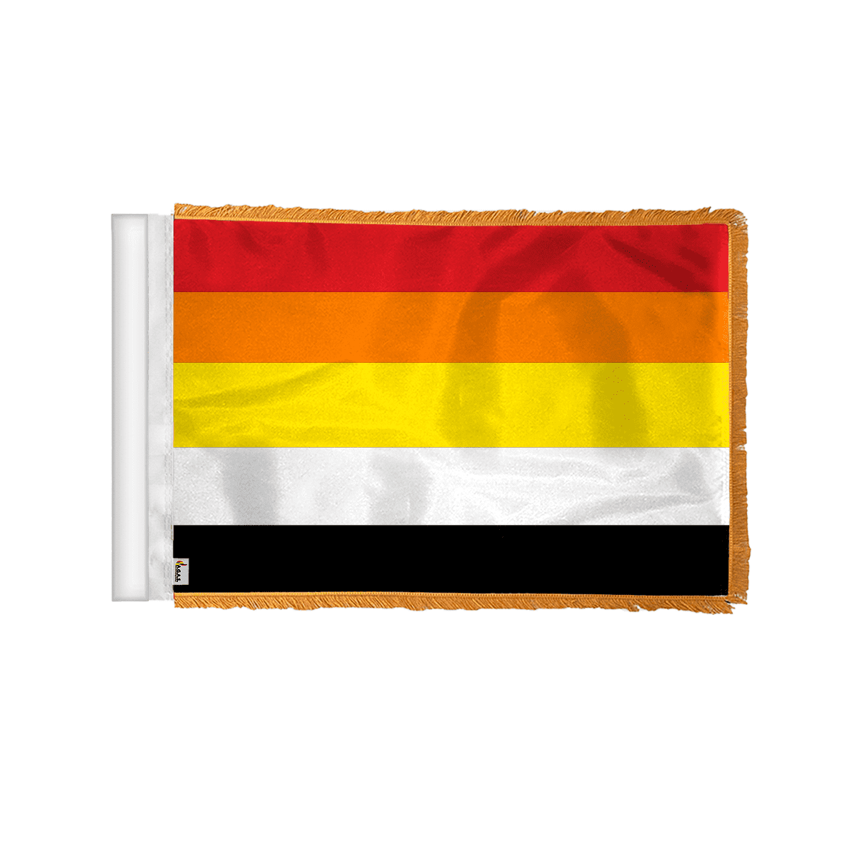 AGAS Lithsexual Pride Antenna Aerial Flag For Cars with Gold Fringe 4x6 ...