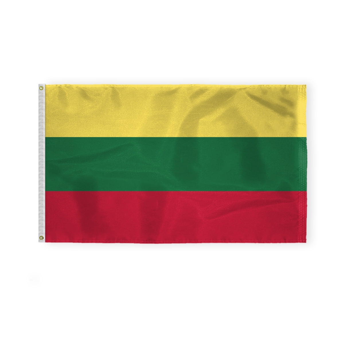 AGAS Lithuania Flag 3x5 ft 200D Nylon Fabric Double Stitched Canvas ...