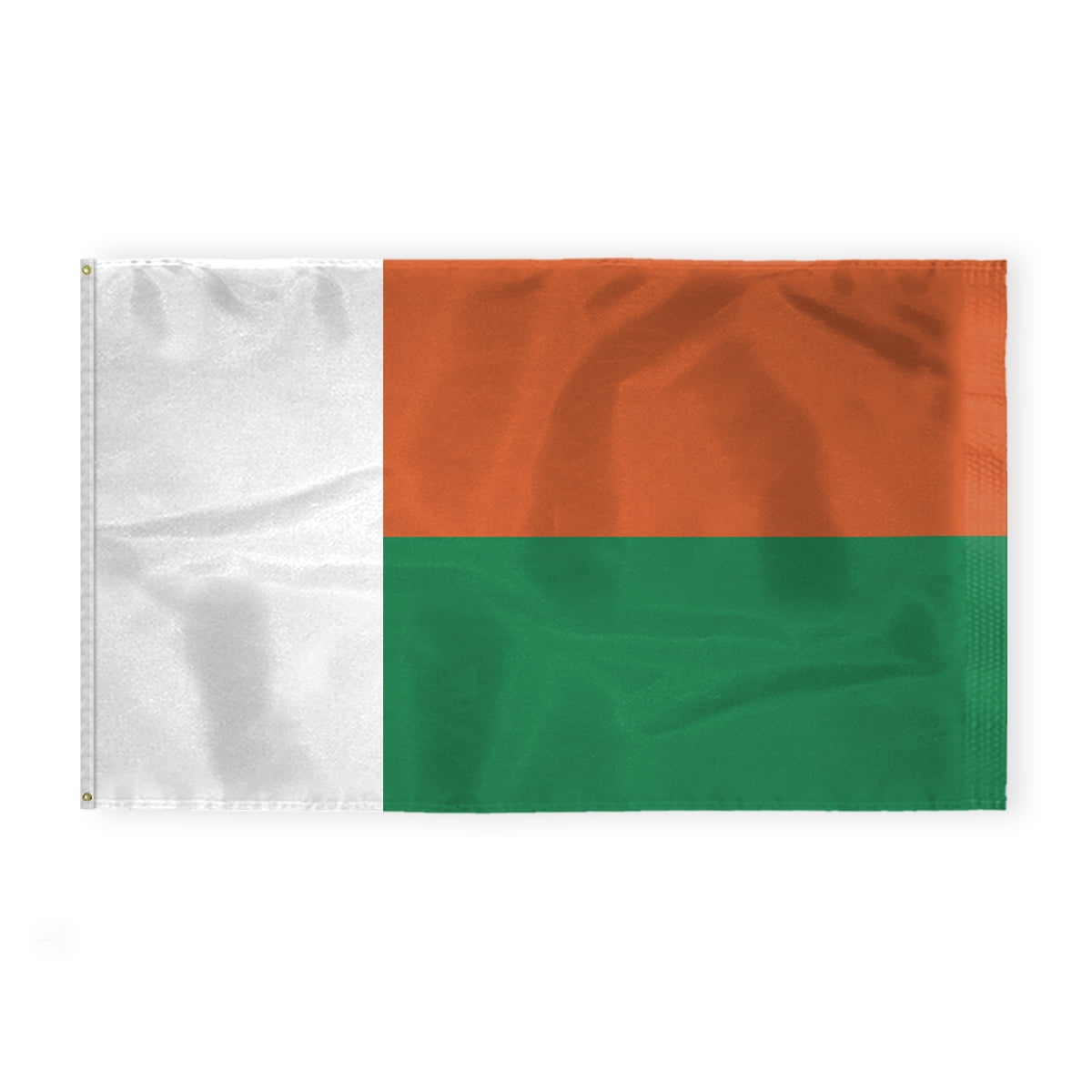 AGAS Madagascar Flag 6x10 ft 200D Nylon 6 Needle Lock Stitched Fly Hem ...