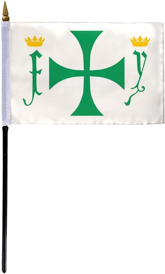 AGAS Mini Christopher Columbus Green White Italian Historical Stick ...