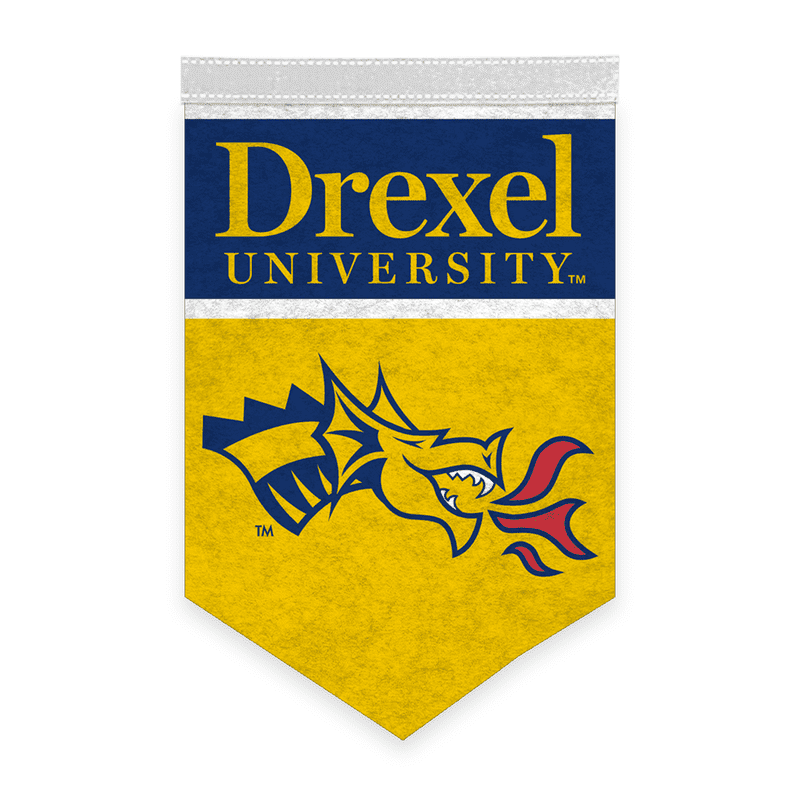 AGAS Mini Drexel DU University House Flag Wall Hanging Triangle Felt ...