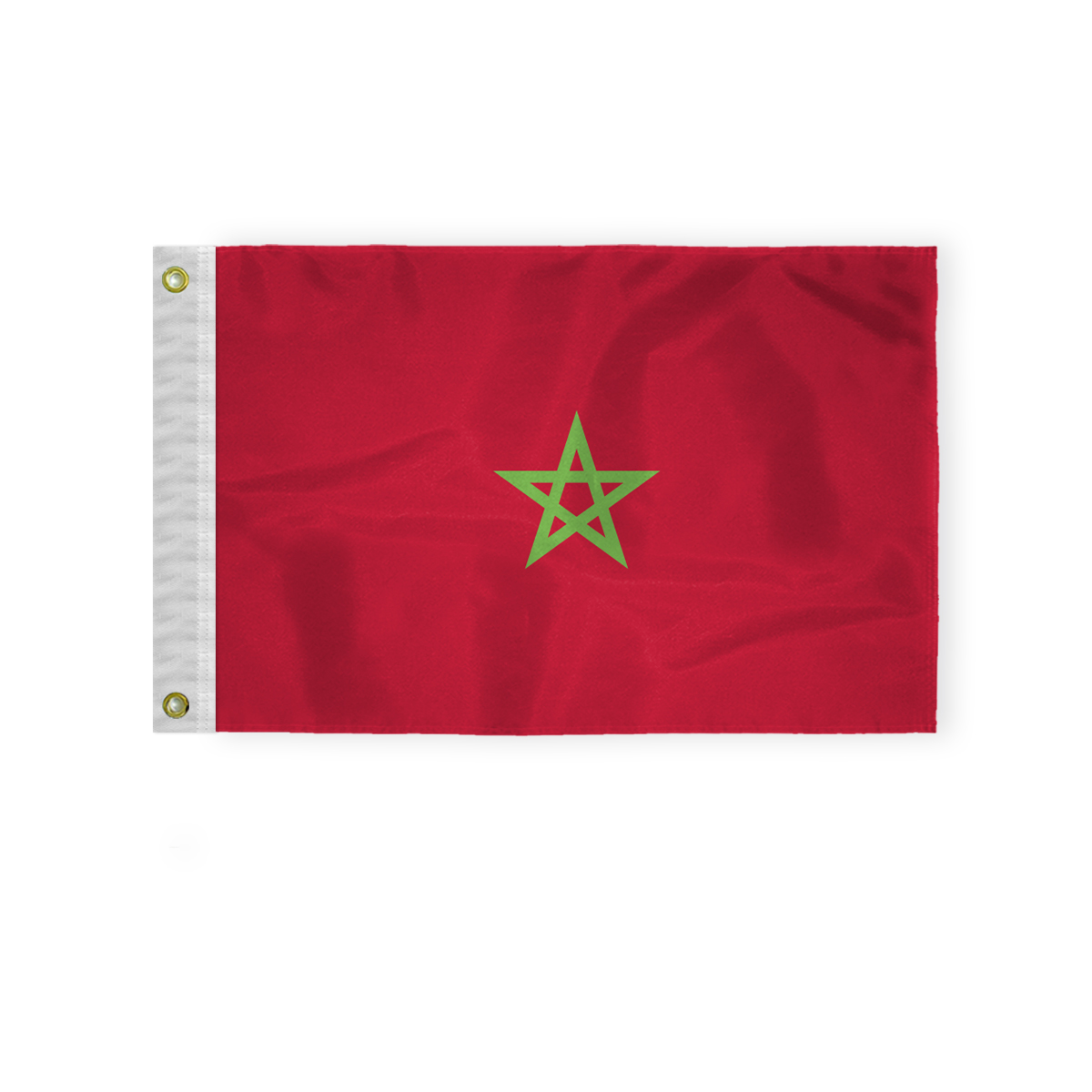 AGAS Morocco Nautical Flag 12x18 inch Mini Drapeau du Maroc Moroccan ...