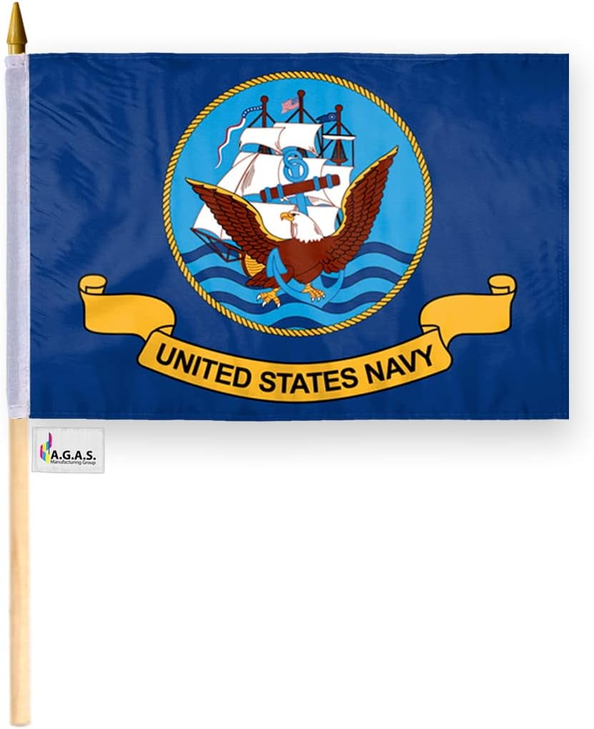 Us Navy Wooden Flag