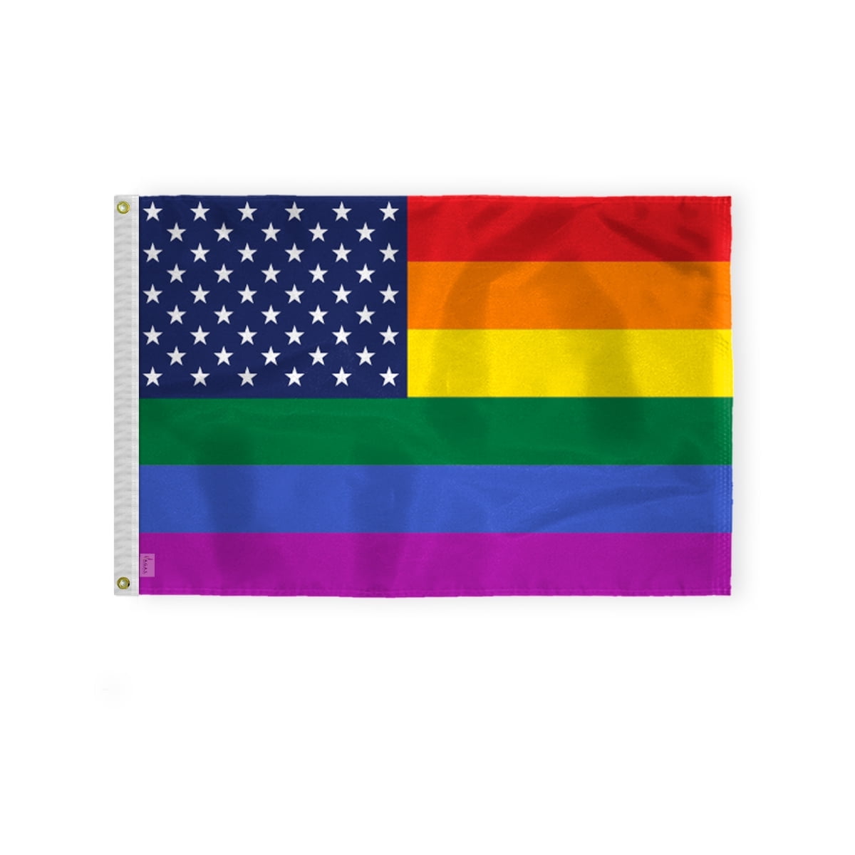 AGAS New Old Glory Pride Flag 2x3 Ft - Printed 200D Nylon - Brass ...