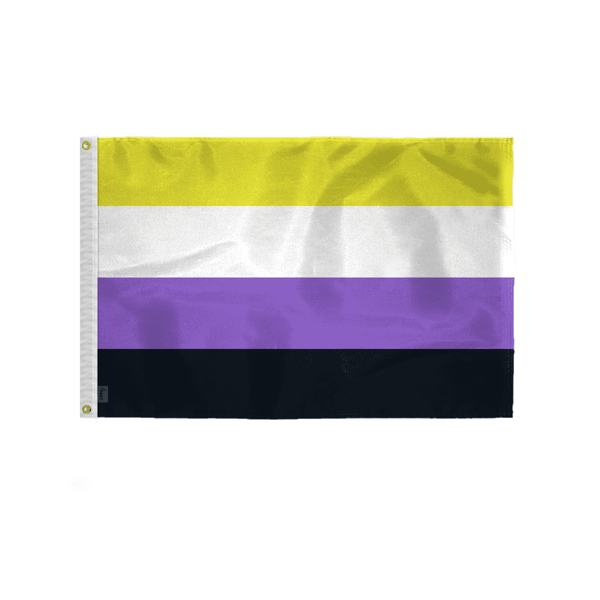 AGAS Non Binary Pride Flag 2x3 Ft - Double Sided Printed 200D Nylon ...