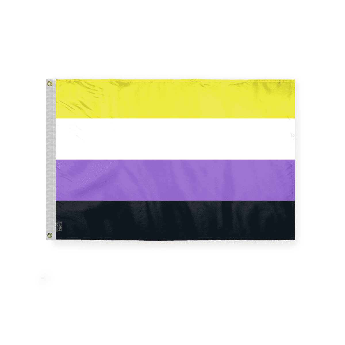 AGAS Non Binary Pride Flag 3x5 Ft - Double Sided Polyester - Plated ...