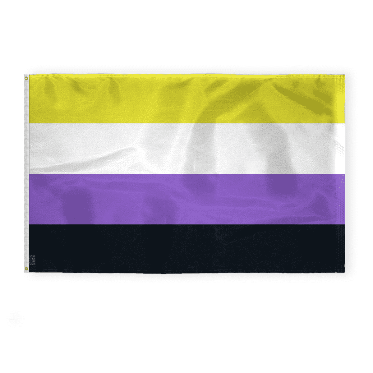 AGAS Non Binary Pride Flag 5x8 Ft - Double Sided Printed 200D Nylon ...