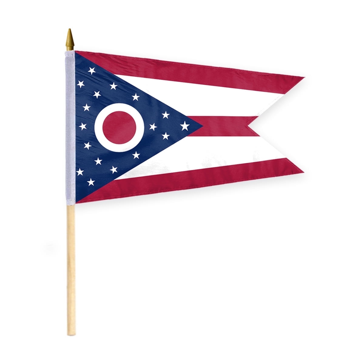 AGAS Ohio Stick Flag 12x18 Inch Polyester, Double-Sided - Walmart.com
