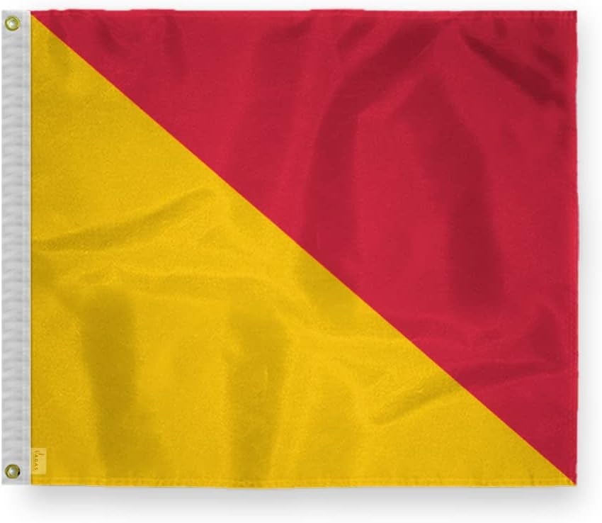 AGAS Oscar Code O Marine Signal Flag - Printed 200D Nylon - Canvas ...