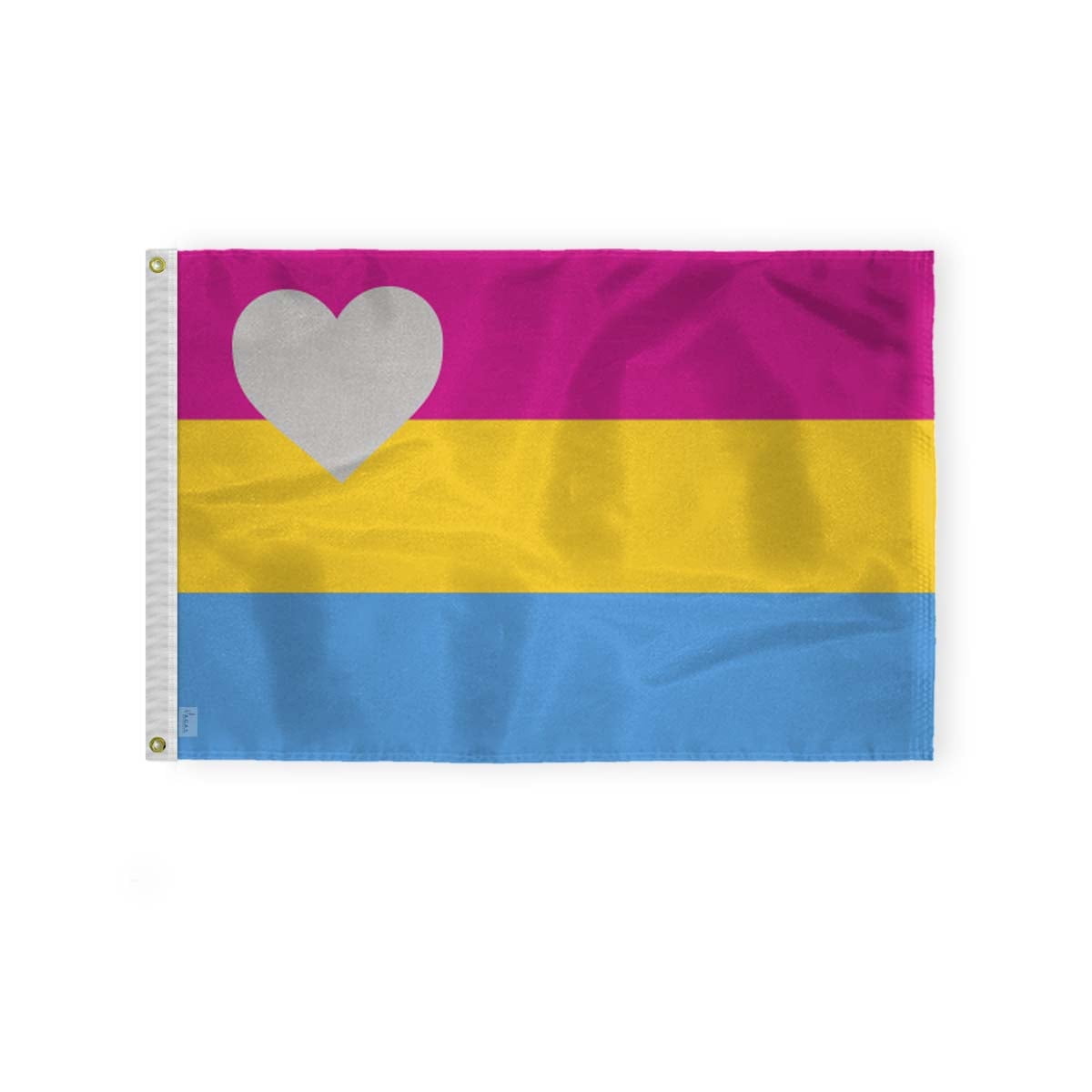AGAS Panromantic Pride Flag 2x3 Ft - Printed 200D Nylon - Brass ...