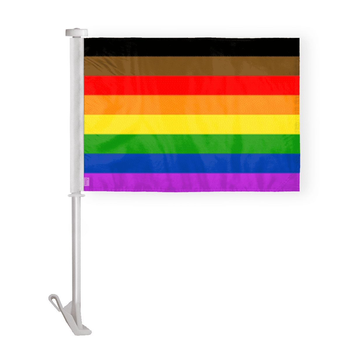 AGAS Philadelphia Rainbow Pride POC Car Window Flag 10.5x15 inch ...