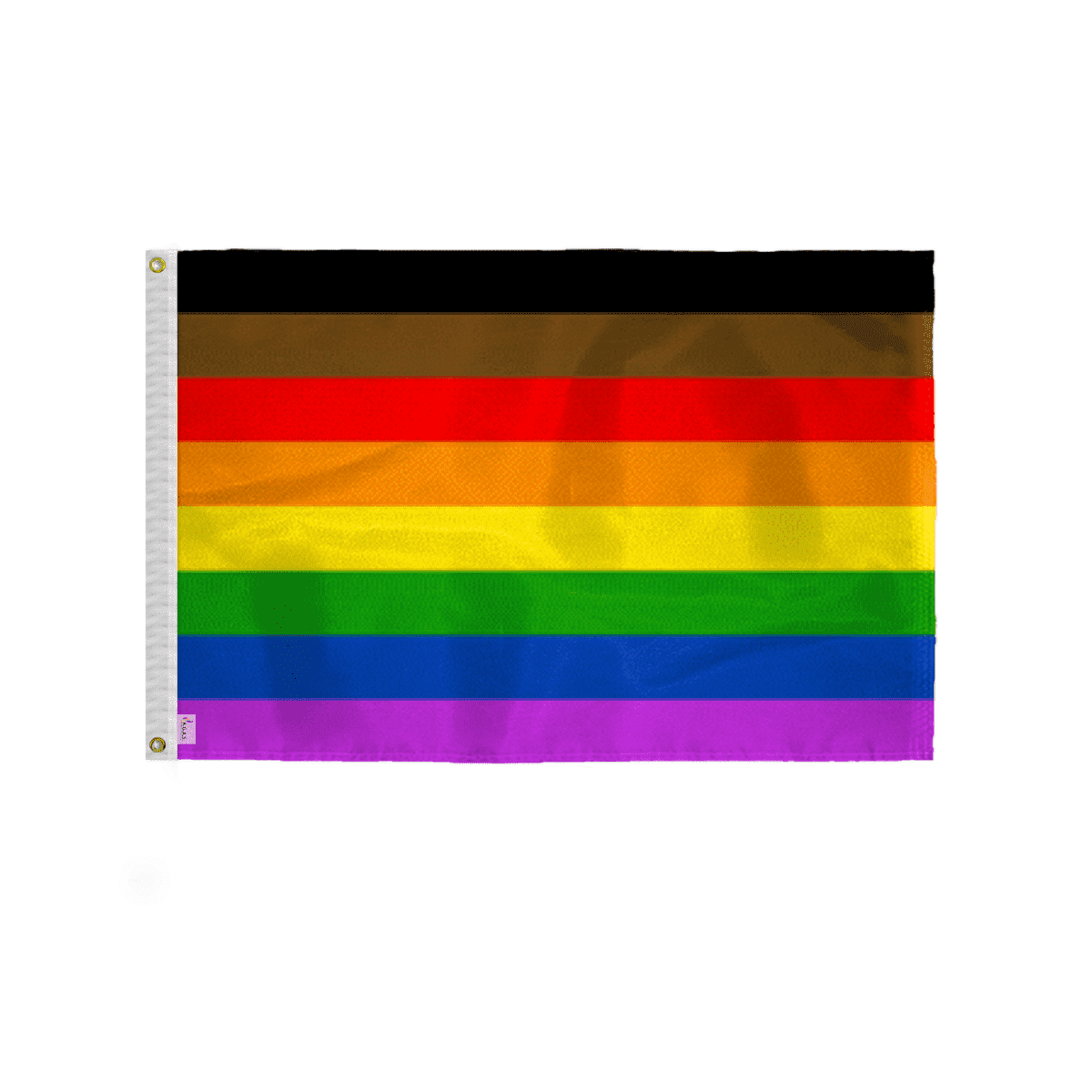 AGAS Philadelphia Rainbow Pride POC Flag 2x3 Ft - Double Sided Printed ...