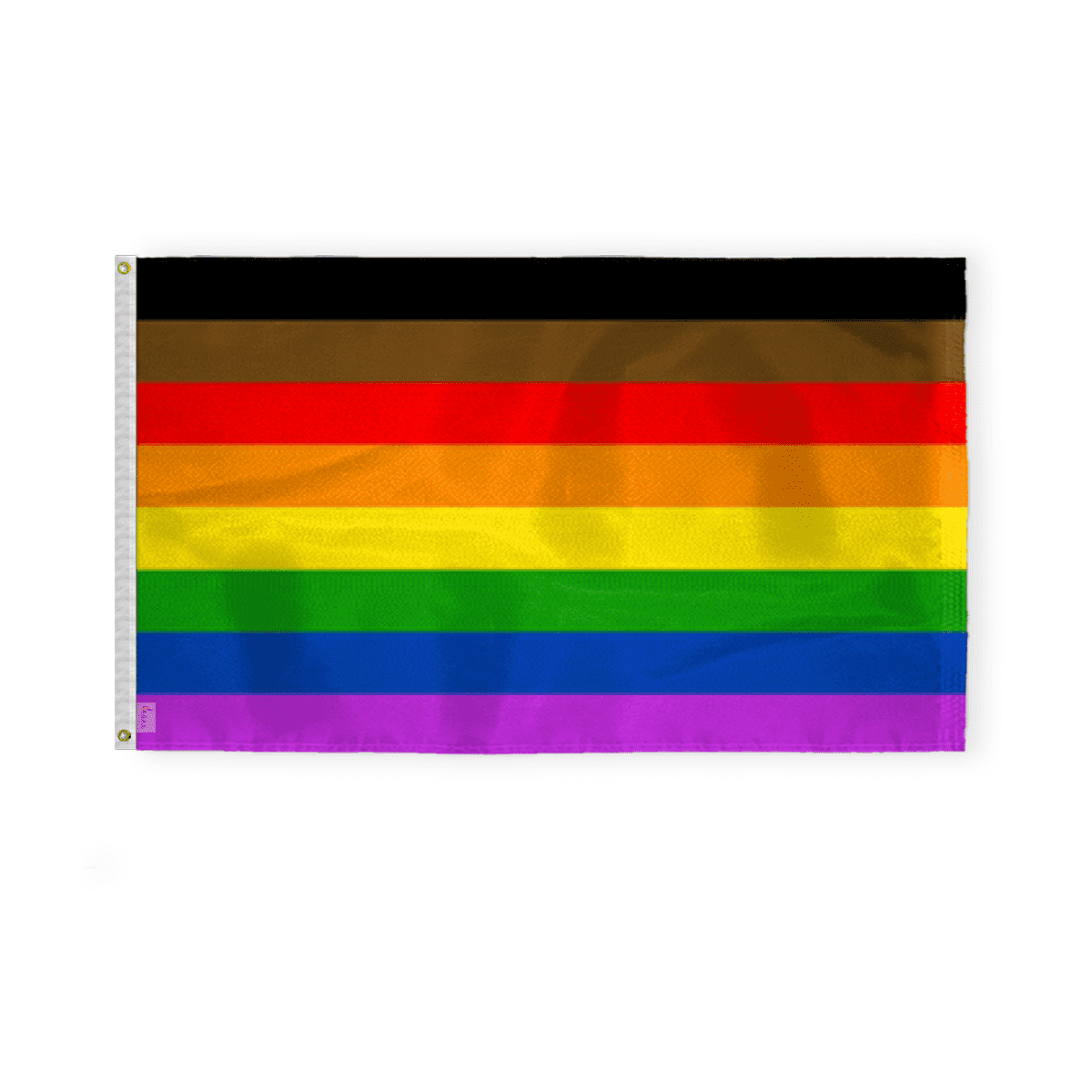 AGAS Philadelphia Rainbow Pride POC Flag 3x5 Ft - Double Sided Printed ...