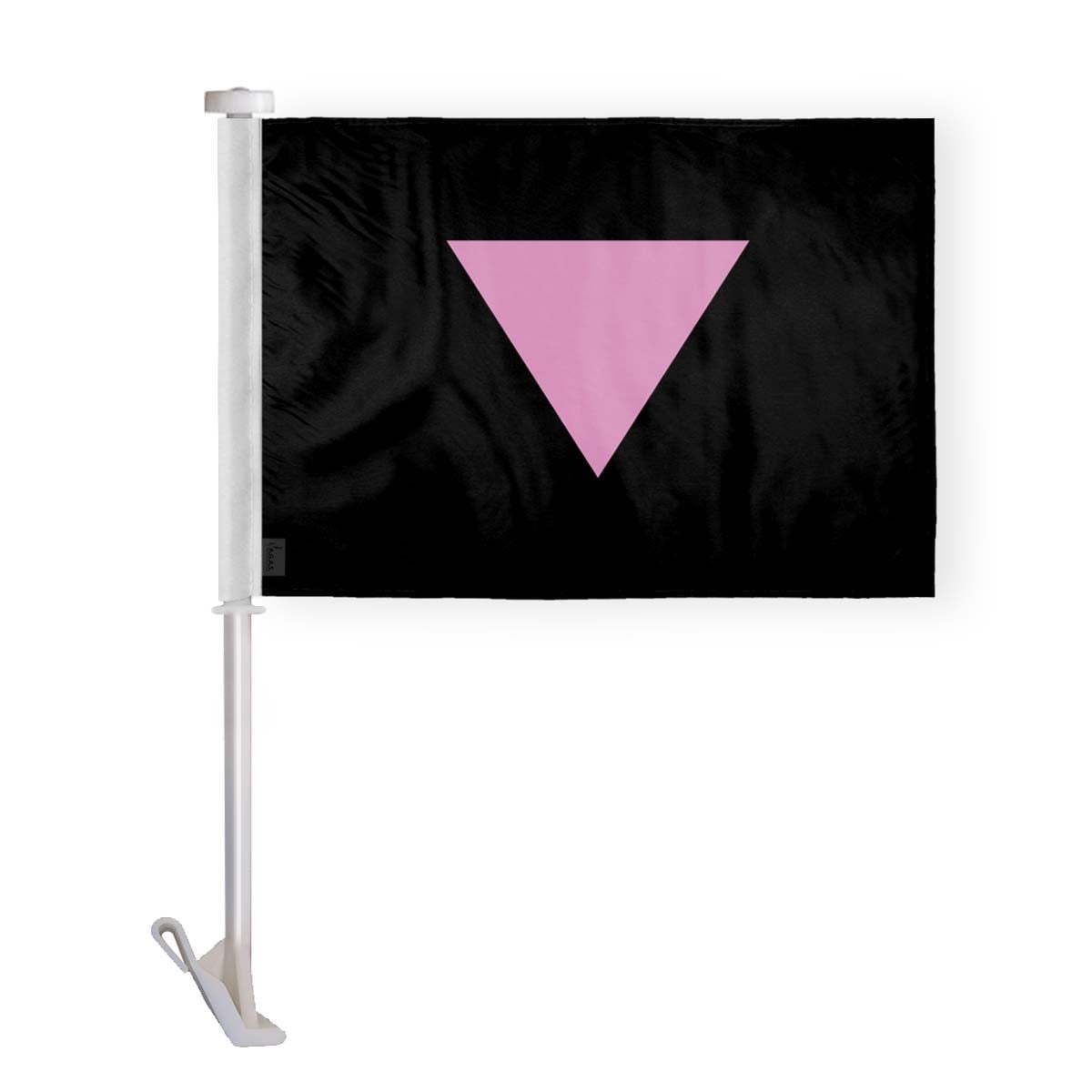 AGAS Pink Triangle Pride Car Window Flag 10.5x15 inch - Double Side ...