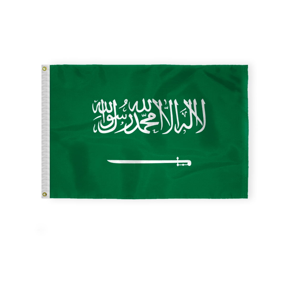 AGAS Saudi Arabia Flag 2x3 ft Nylon Fabric Double Stitched Canvas ...