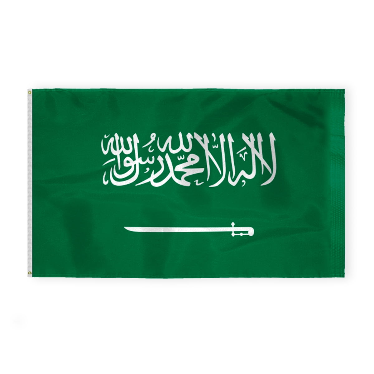 AGAS Saudi Arabia Flag 6x10 ft 200D Nylon Fabric Double Stitched Canvas ...