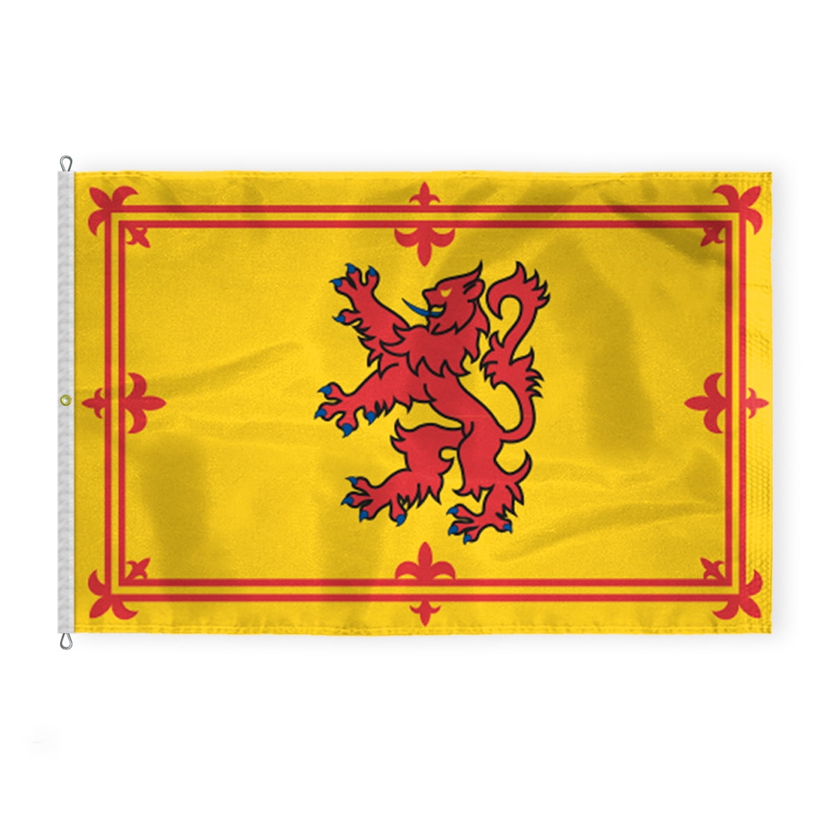 AGAS Scotland Rampant Lion Flag 8x12 ft - 200D Nylon - Stitched Edges ...