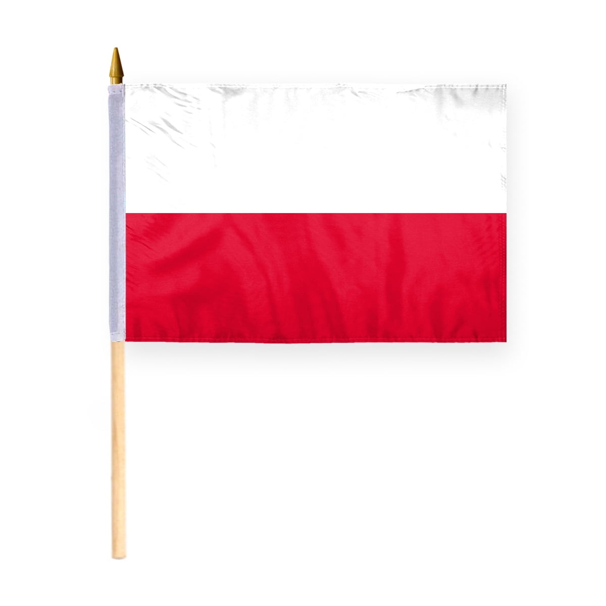 AGAS Small 12" x 18" 12x18 inch Poland Hand Flag Polyester material ...