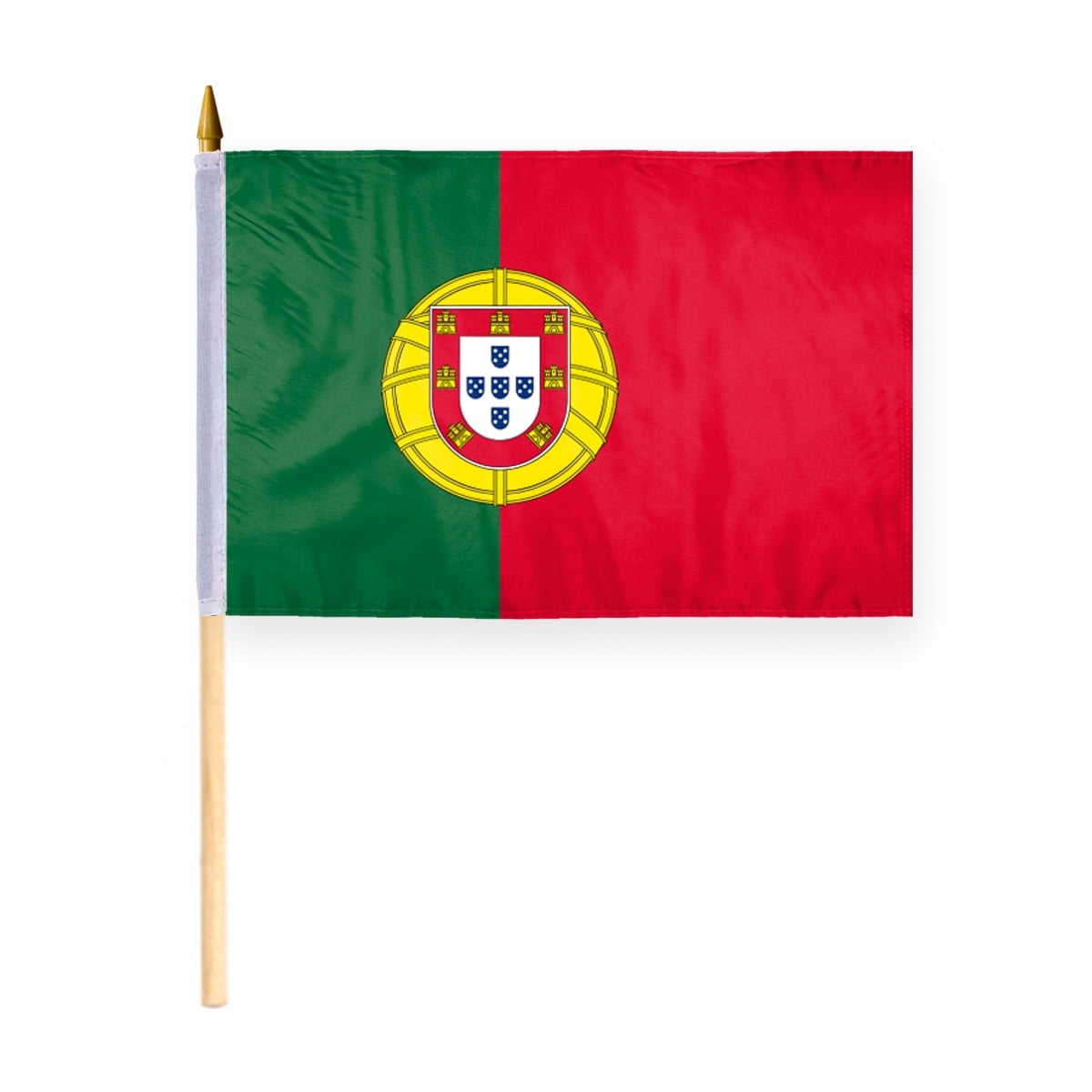 AGAS Small 12" x 18" 12x18 inch Portugal Hand Flag Polyester material ...
