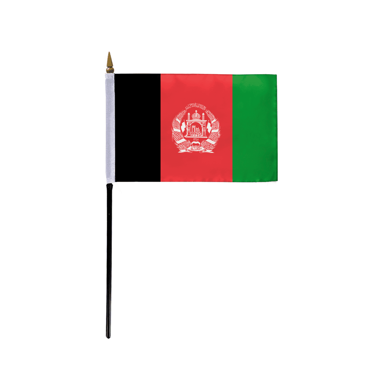 AGAS Small 4" x 6" 4x6 inch Afghanistan Hand Flag Polyester material ...