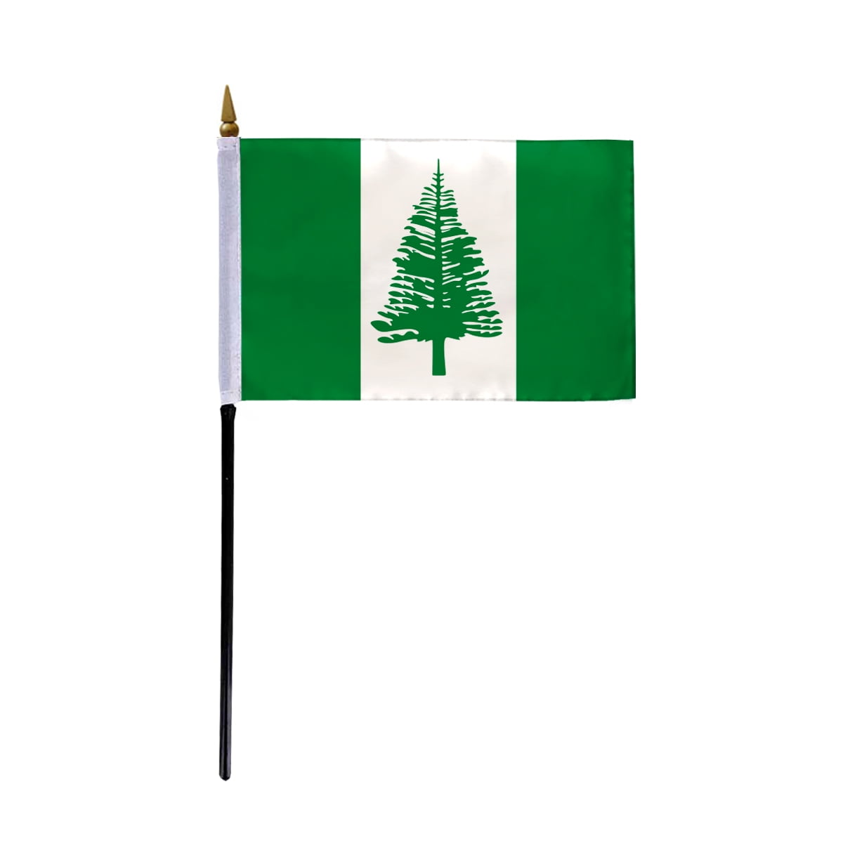 AGAS Small 4" x 6" 4x6 inch Norfolk Island Hand Flag Polyester material ...