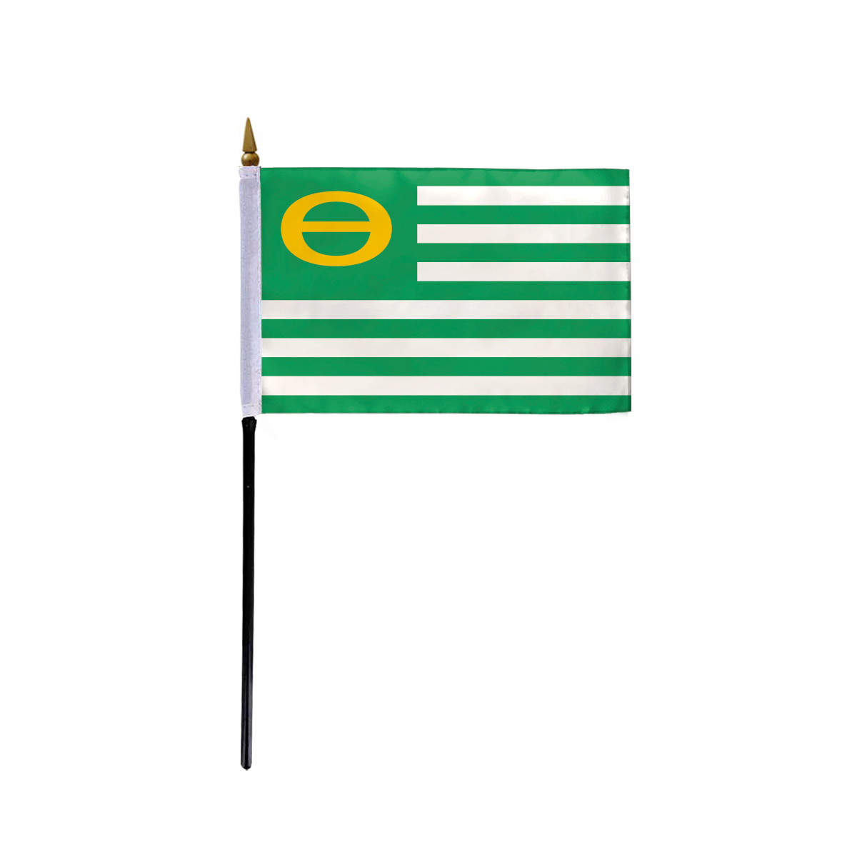 AGAS Small Handheld Blue Peace Symbol Stick Flag - 4x6 inch Polyester ...