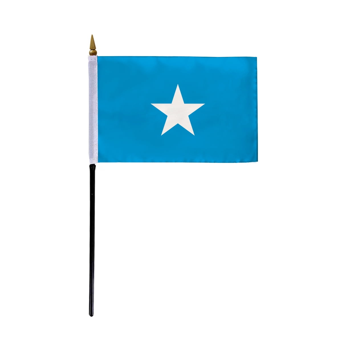 AGAS Small Somalia Flag 4x6 inch - 11 inch Plastic Pole Polyester ...