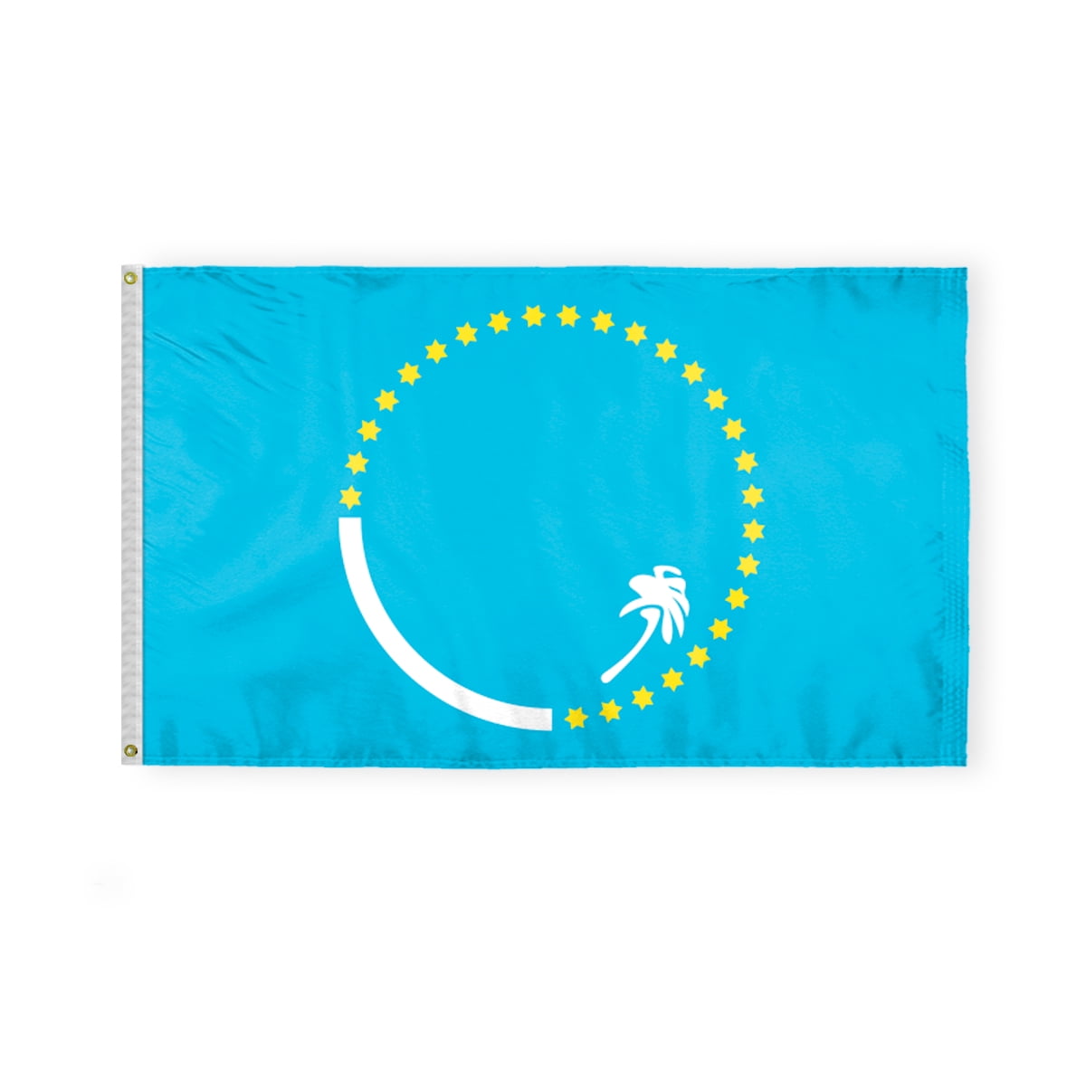 AGAS South Pacific Commission Flag 3x5 ft 200D Nylon Fabric Double ...