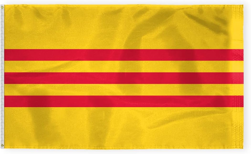 AGAS South Vietnam Flag 6x10 ft 200D Nylon 6 Needle Lock Stitched Fly ...