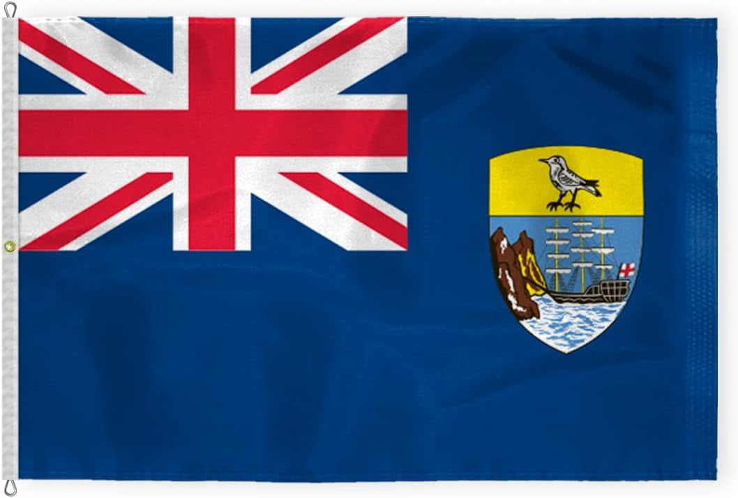 AGAS St Helena Flag 8x12 ft - Outdoor 200D Nylon - 6 Needle Lock ...