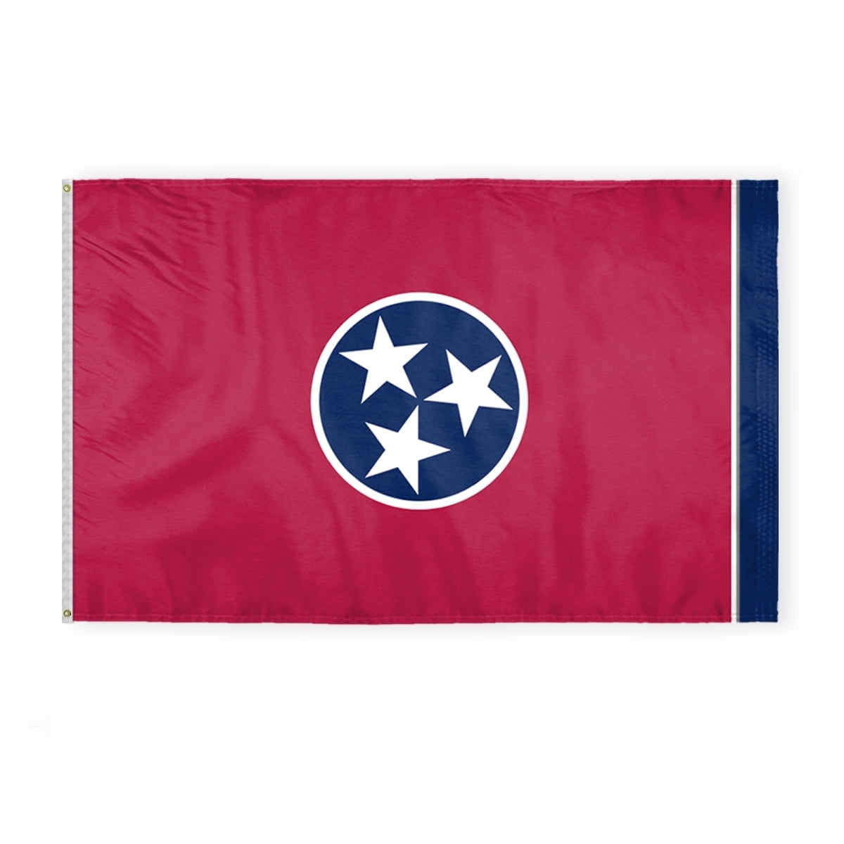 AGAS Tennessee State Flag 5x8 Ft - Double Sided Reverse Print On Back ...