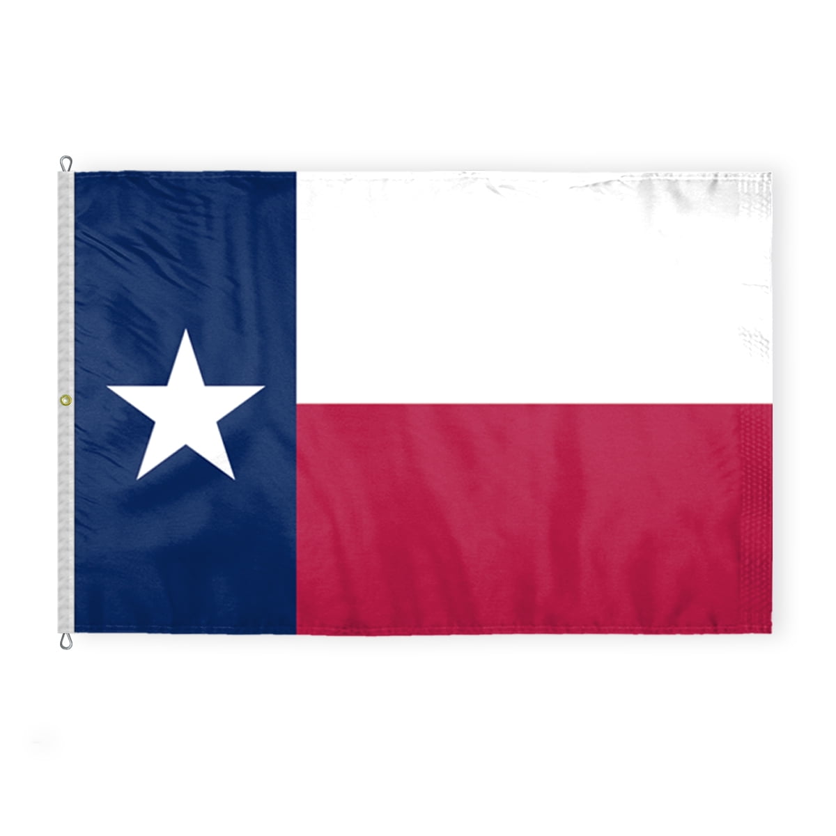AGAS Texas State Flag 8x12 Ft - Double Sided Reverse Print On Back 200D ...