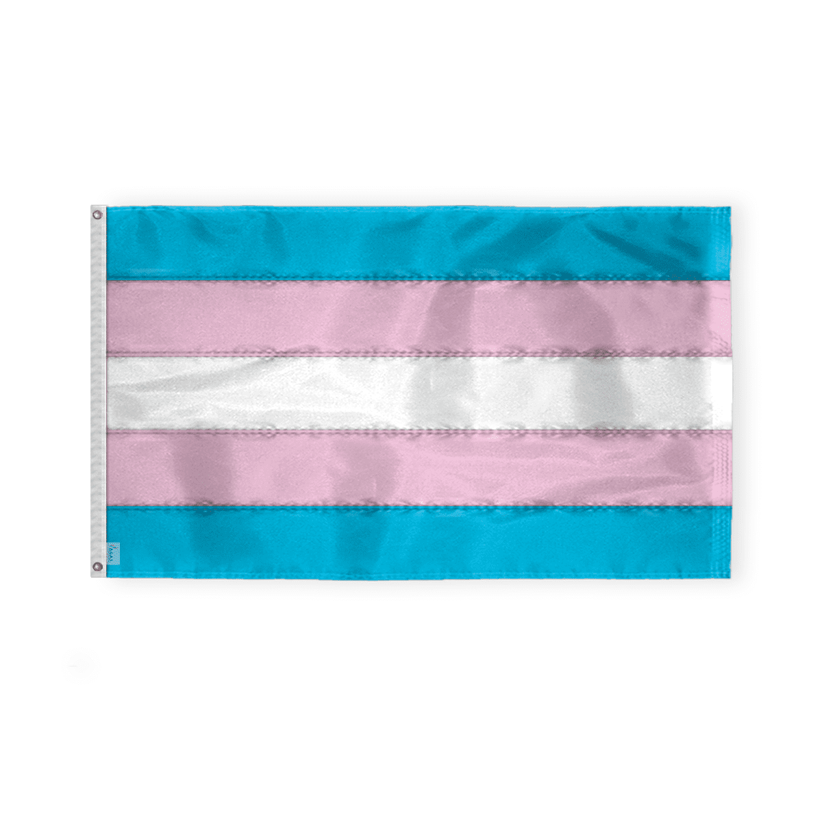 AGAS Transgender Embroidered Pride Flag 4x6 Ft - Sewn 200D Nylon ...
