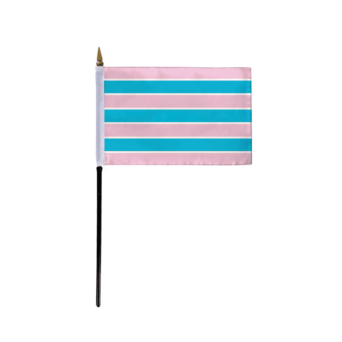 AGAS Transsexual Pride Stick Flag 4x6 inch Flag on a 11 inch Plastic ...