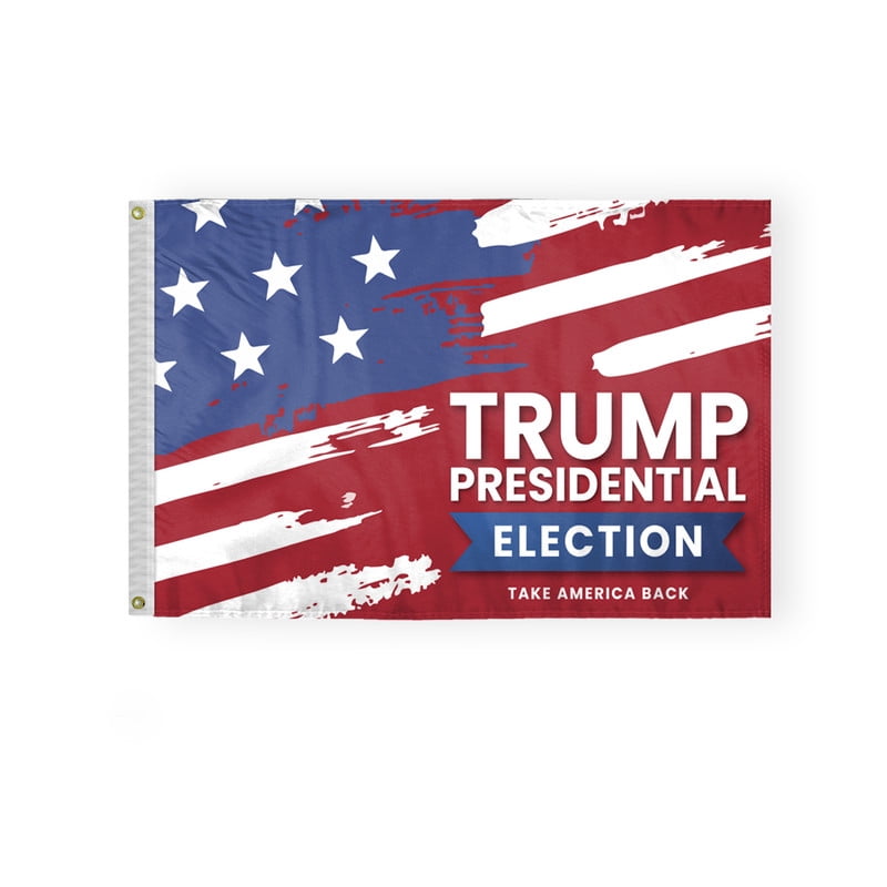 AGAS Trump 2024 Flags 2024 Light Blue Flag 3x5 Foot 4 Rows Stitched ...