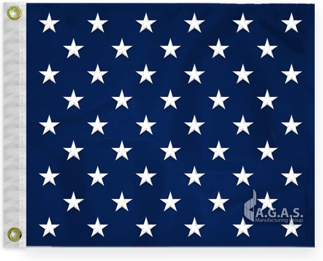 AGAS US Navy Union Jack Flag - 17 x 20 Inch - Printed 200D Nylon ...