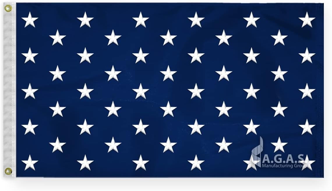 AGAS US Navy Union Jack Flag 21 x 37 Inch - Printed 200D Nylon ...