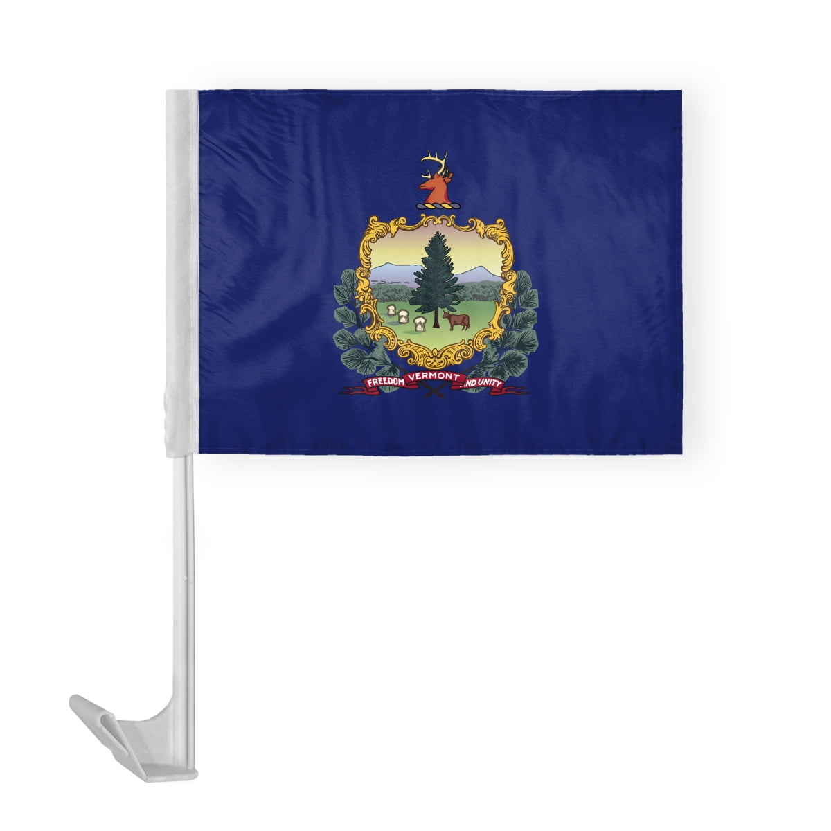 AGAS Vermont State Car Window Flag 12x16 Inch - Printed Polyester - 17 ...