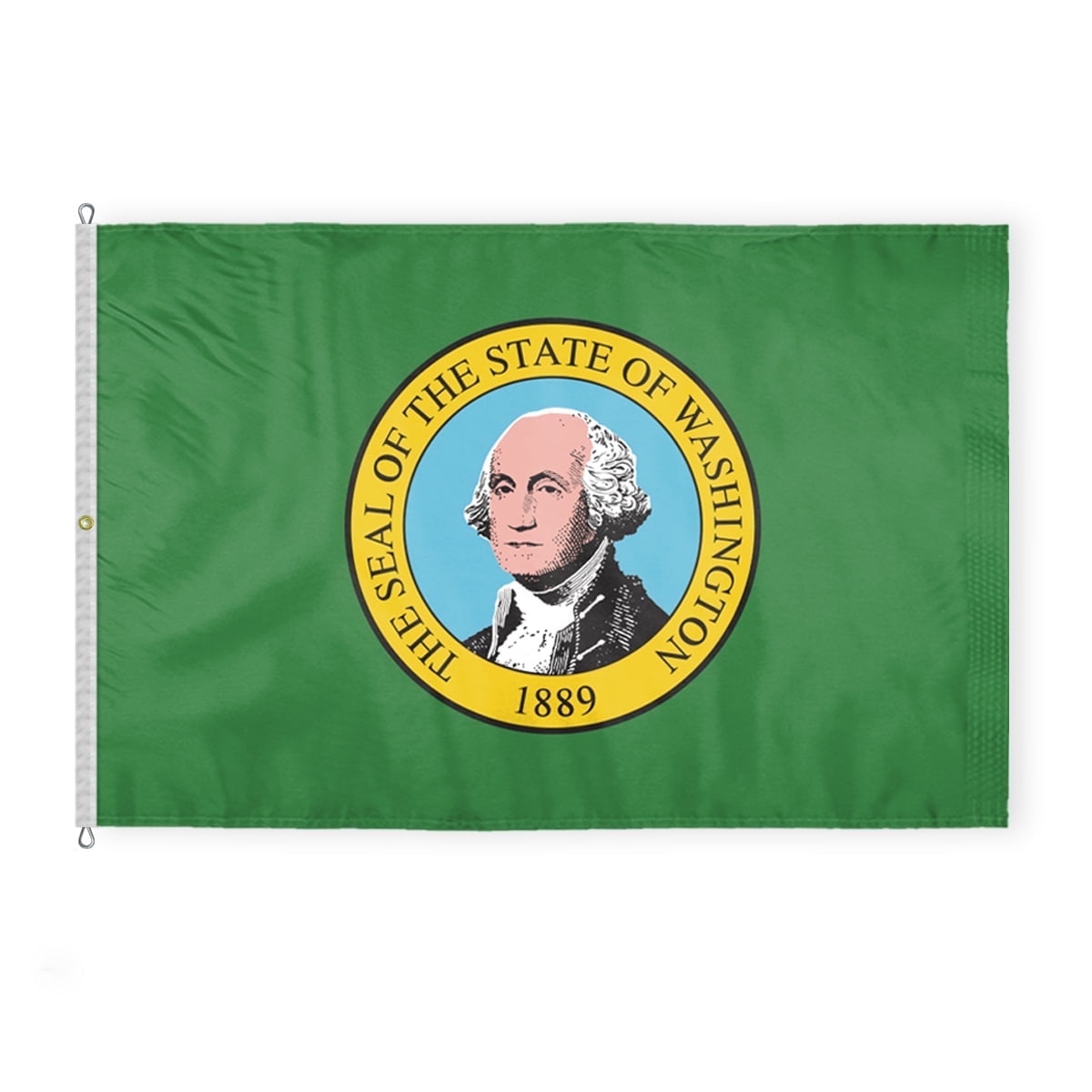 AGAS Washington State Flag 8x12 Ft - Double Sided Print 200D Nylon ...
