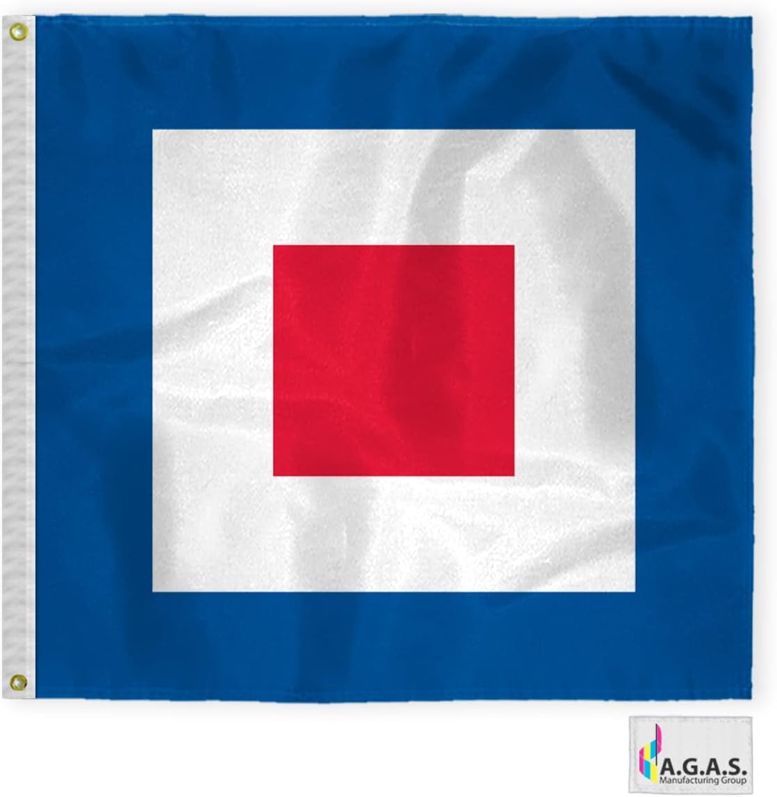 AGAS Whiskey Code W Marine Signal Flag - Printed 200D Nylon - Canvas ...