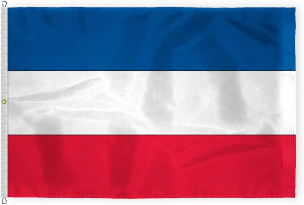 AGAS Yugoslavia Flag 8x12 ft - Outdoor 200D Nylon - 6 Needle Lock ...