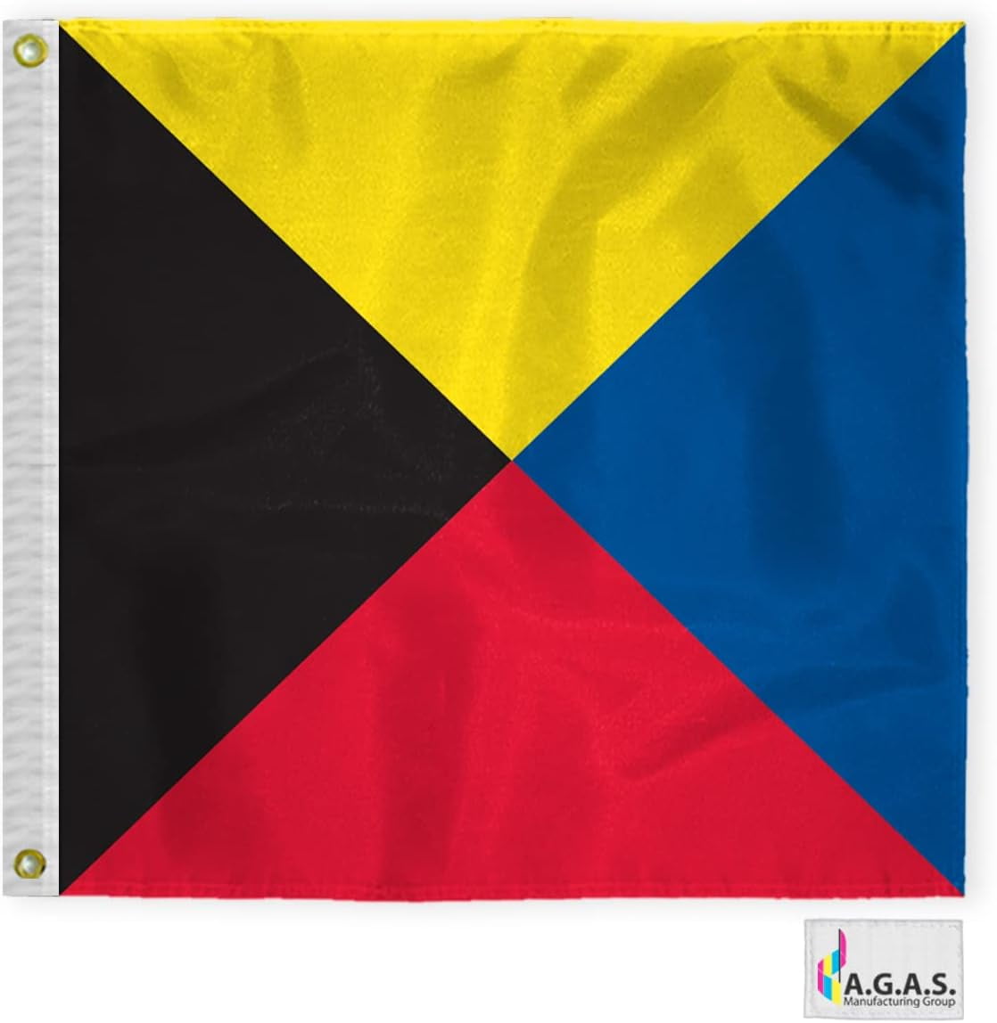 AGAS Zulu Code Z Marine Signal Flag - Printed 200D Nylon - Canvas ...