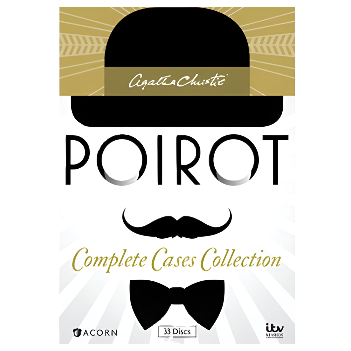 Agatha Christie's Poirot Mysteries Complete Series Collection, 33 DVD ...
