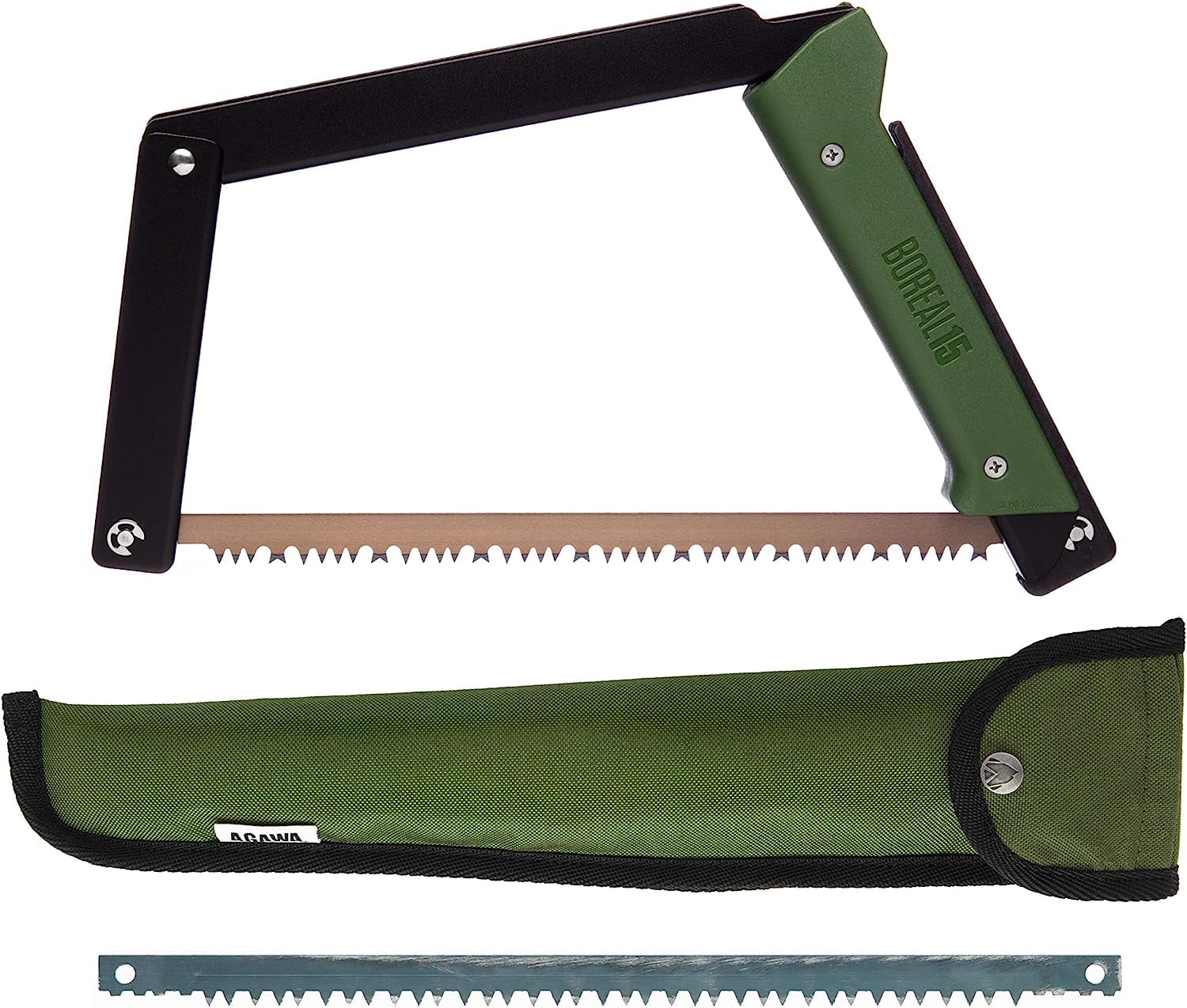 AGAWA - BOREAL15 Tripper KIT - 15" Folding Bow Saw, Rugged Cordura ...