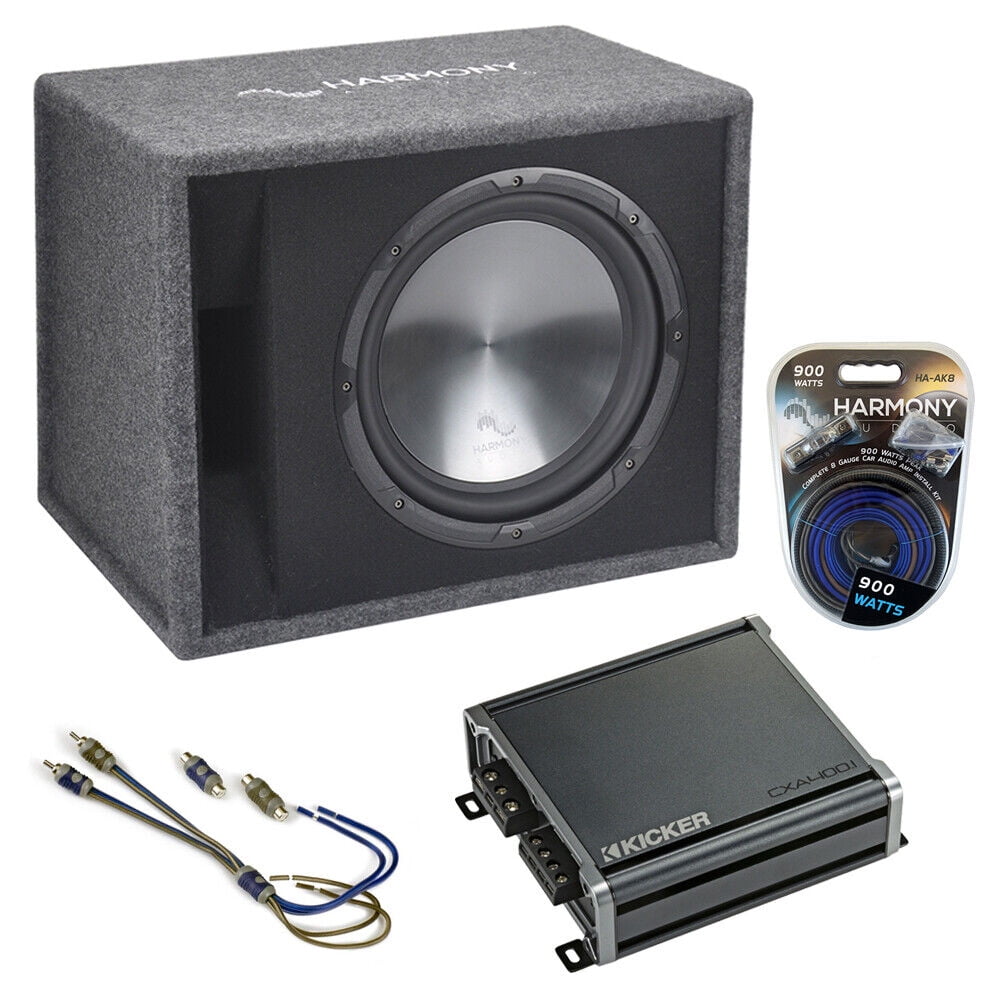 AGBY Fits Gmc Acadia 07-17 Single 12" Loaded Sub Box Enclosure & Cxa400 ...