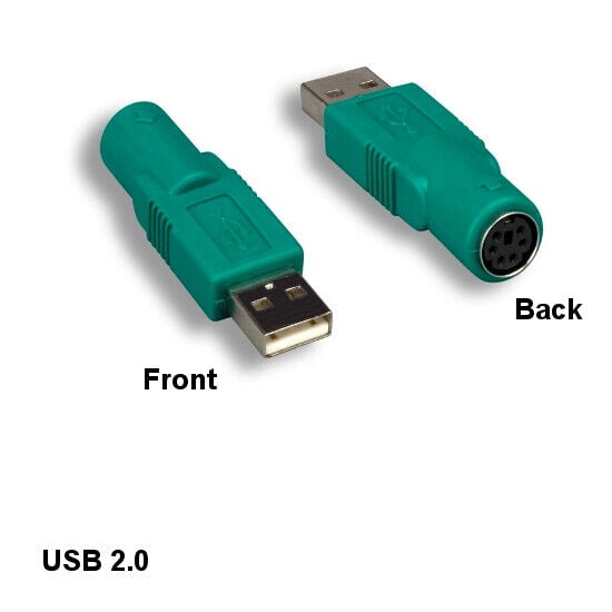 AGBY Usb 2.0 A Male To Mini Din 6Pin Female Mouse Adapter For Pc ...