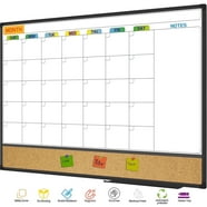 Combination Chalk and Cork Board Half Cork Bulleting Board Half Dry ...