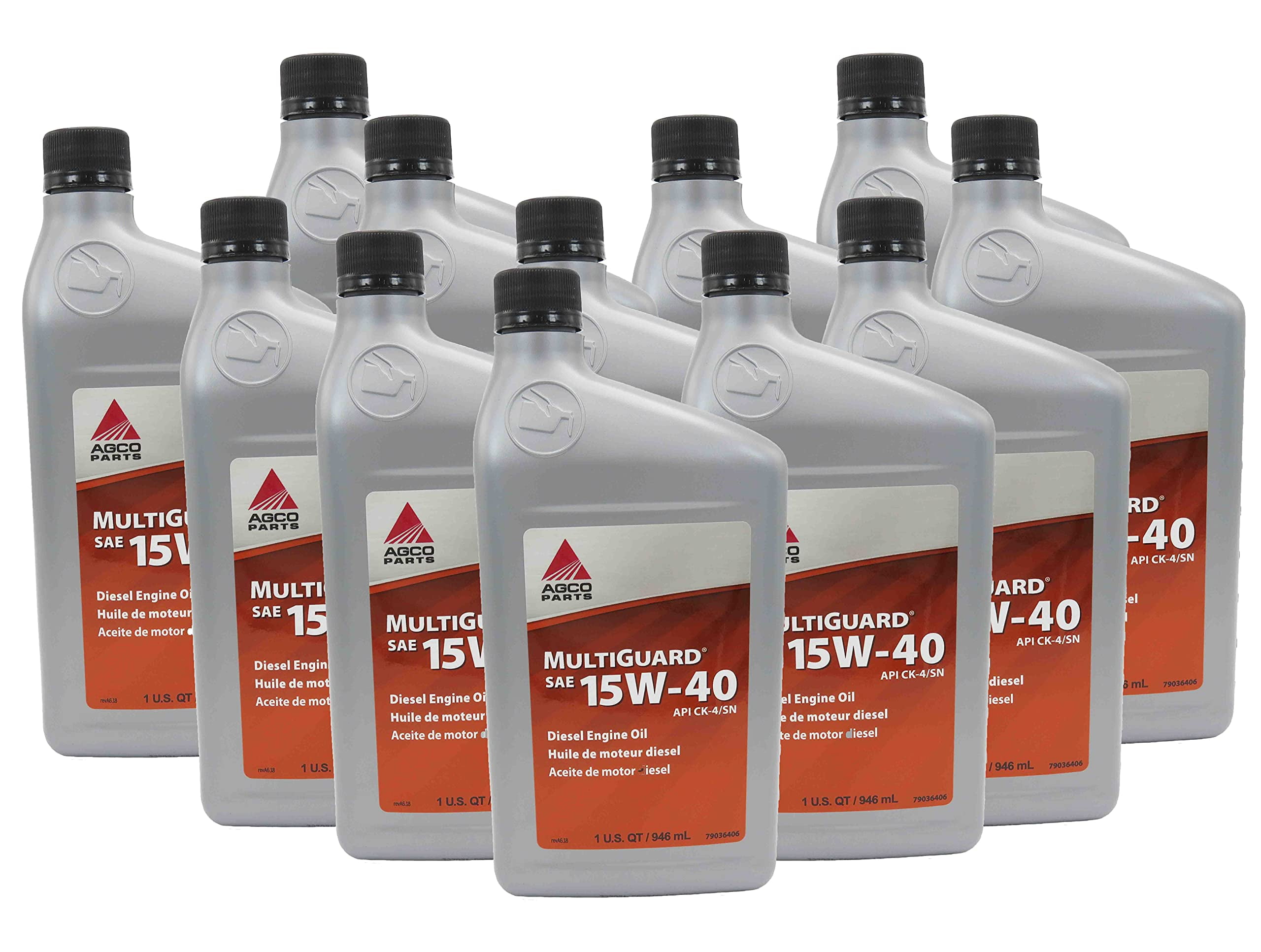 AGCO 79036406 Agco MultiGuard SAE 15W-40 API CK-4 1 Quart Engine Oil ...