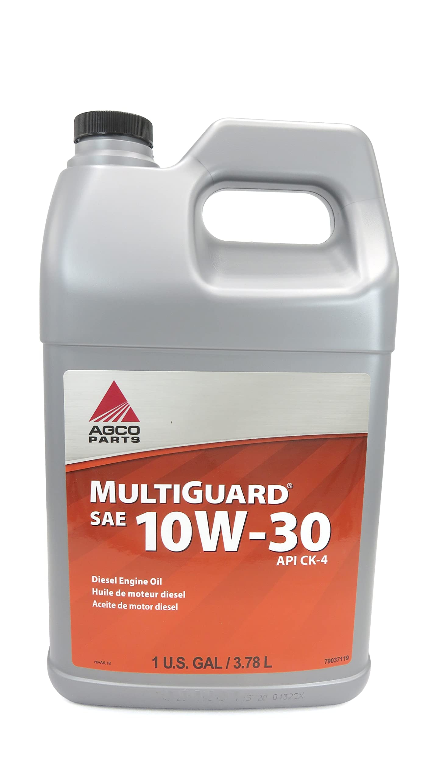AGCO MultiGuard Diesel Engine Oil SAE 10W-30 API CK-4 1 Gallon, 79037119 - Walmart.com