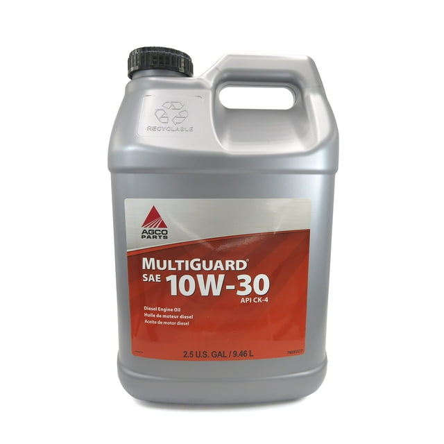 AGCO MultiGuard SAE 10W-30 API CK-4 Conventional Diesel Engine Oil 2.5 ...